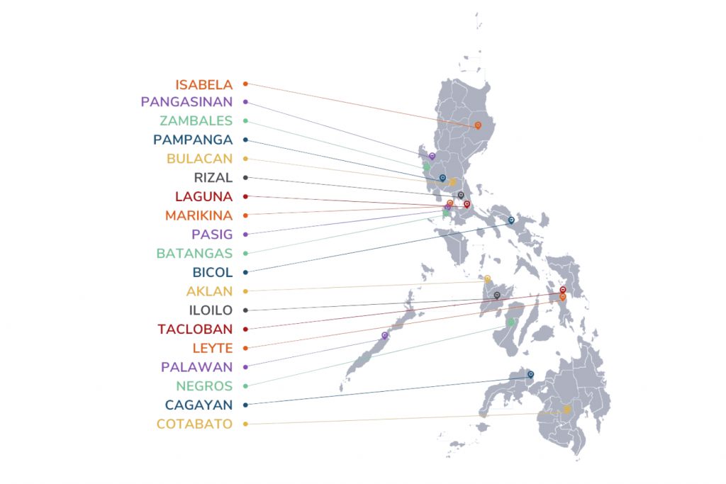 Impact Map - Hunger Free Philippines